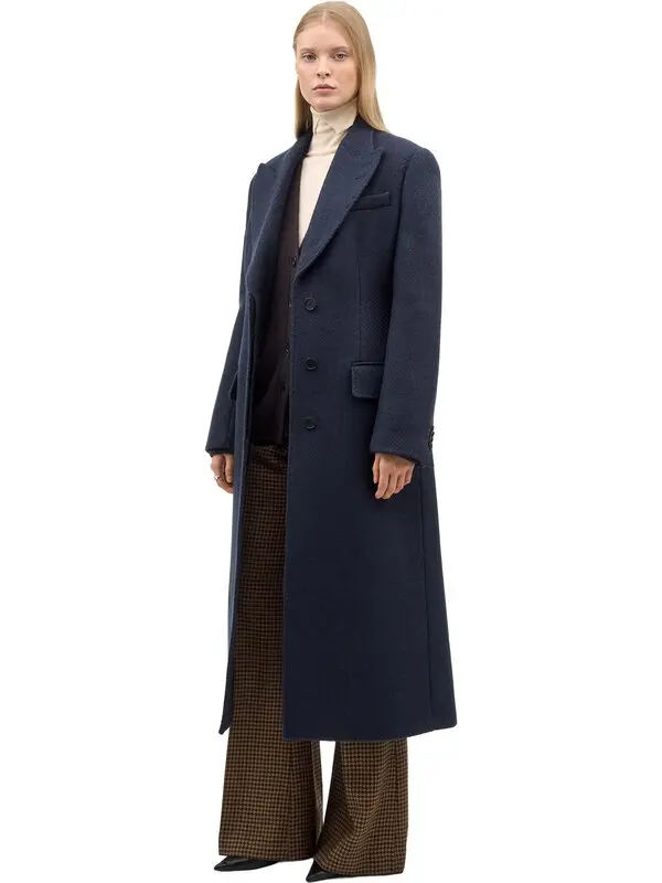 Tiger Of Sweden Camden Swedish Wool Coat - Light Ink