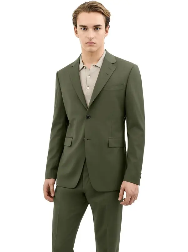Tiger Of Sweden Justin Slim-fit Wool Jacket - Mud