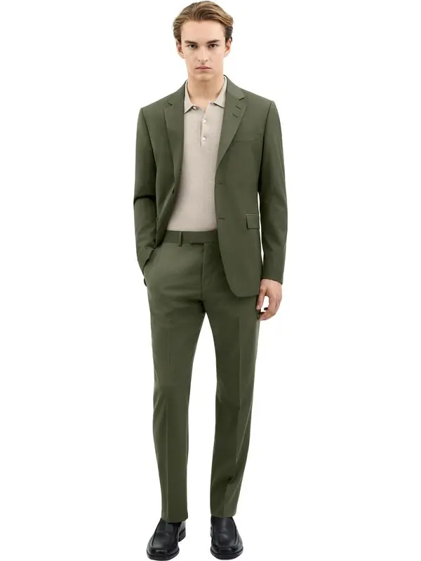 Tiger Of Sweden Tenuta Slim-fit Wool Trousers - Mud