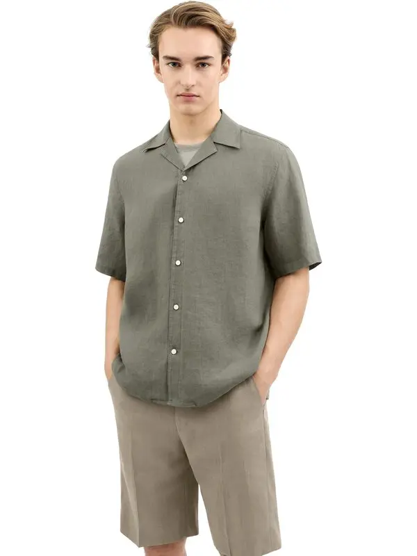 Tiger Of Sweden Bekkett Linen Shirt - Thyme