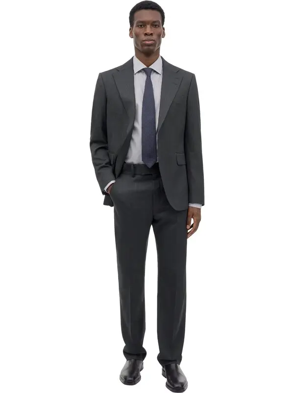 Tiger Of Sweden Tenser Tailored Straight-leg Trousers - Phantom
