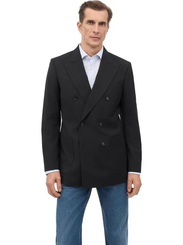 Tiger Of Sweden Joachim Double-breasted Jacket - Black