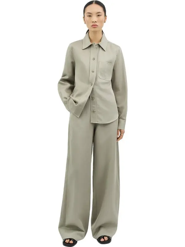 Tiger Of Sweden Unni Wide-leg Trousers - Mole