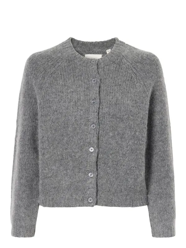 DÔEN Darcy Merino Wool And Cashmere-blend Cardigan - Gray