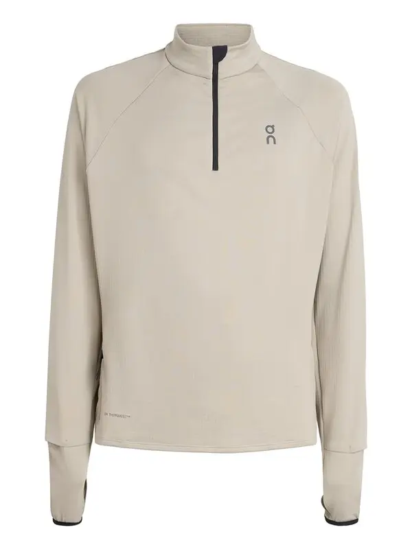 On Lg-sleeve Climate Top - Grey