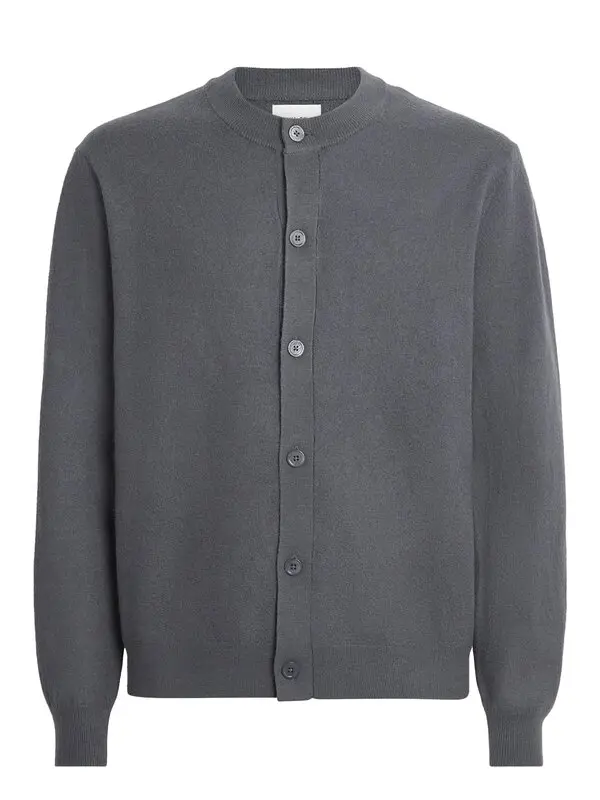 NN.07 Wool Jasper Cardigan - Grey