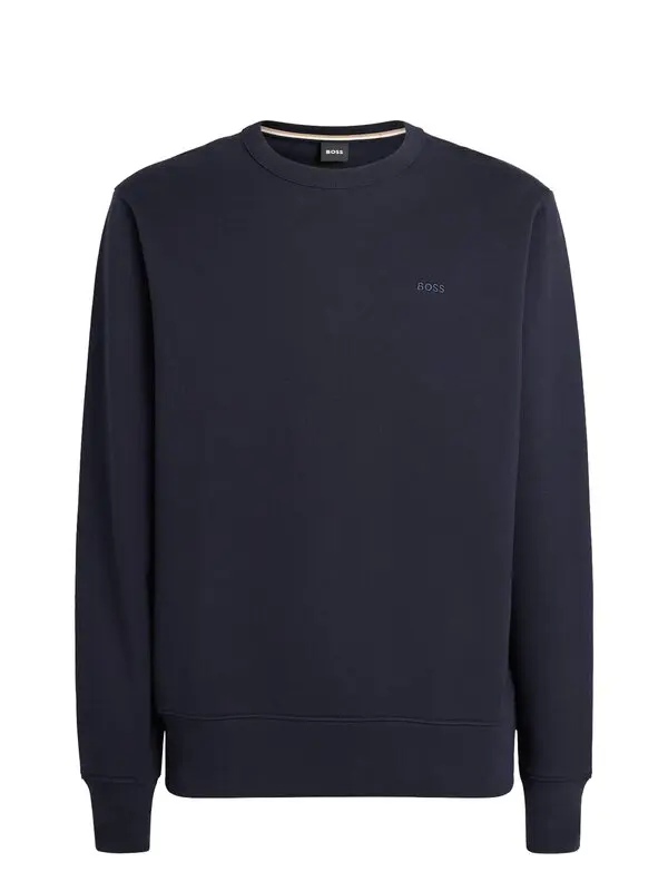 BOSS Cotton Sharpe Sweatshirt - Blue