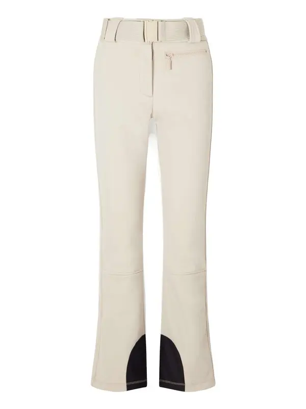 Cordova Sella Belted Bootcut Ski Pants - Ecru