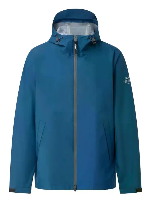 ECOALF Diluvio Hooded Zip-up Jacket - Blue