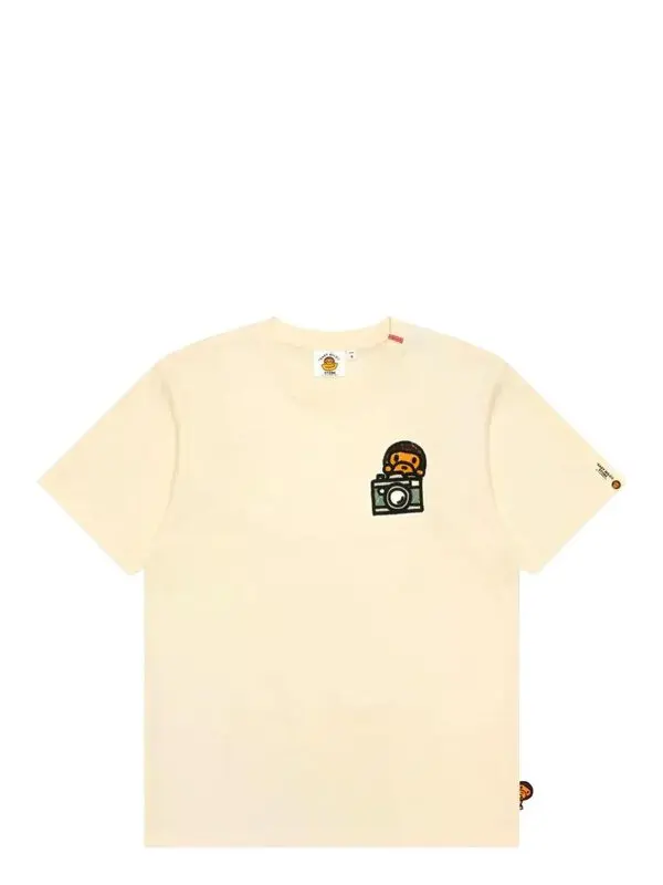A BATHING APE Baby Milo Graphic-print T-shirt - Neutrals