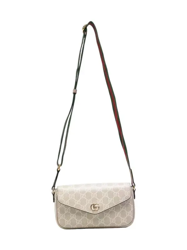 Gucci Ophidia Web Crossbody Bag - Neutrals