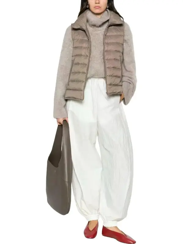 Marc O'polo Quilted High-neck Gilet - Neutrals