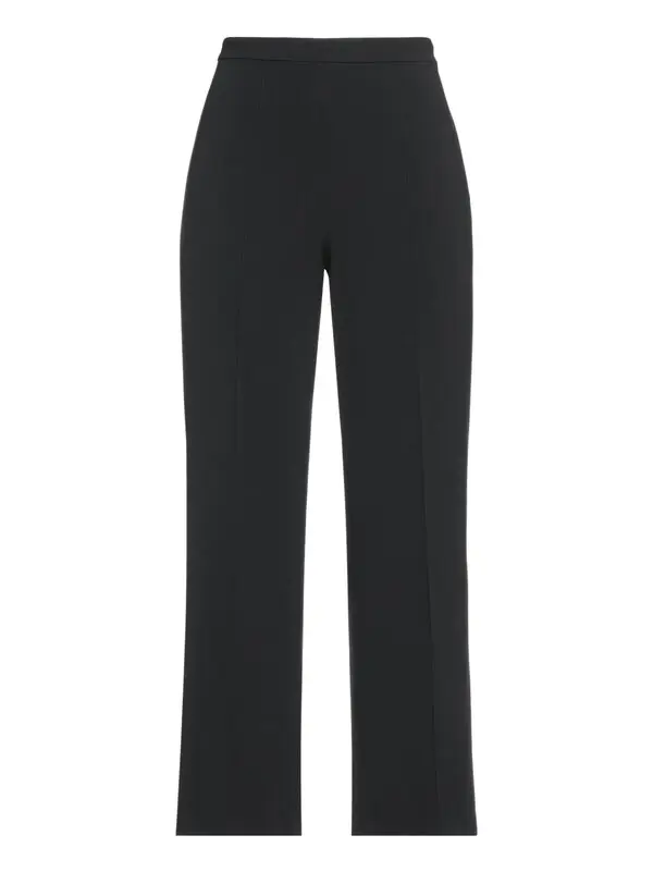 Max Mara Minimalist Solid-color Trousers - Black