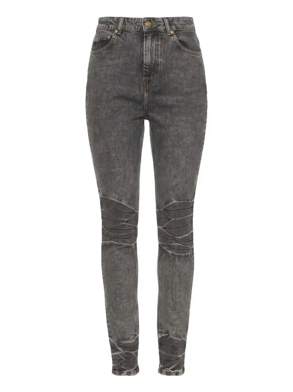 GANNI Denim Trousers - Black
