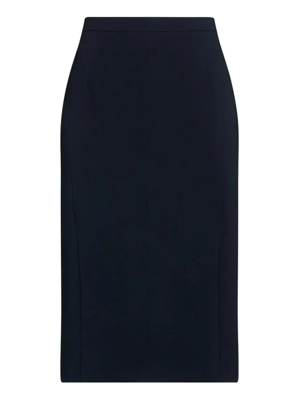 Max Mara Solid-color Bodycon Skirt - Blue