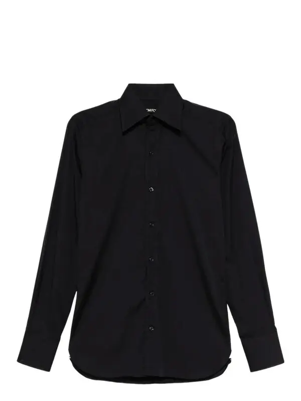 TOM FORD Poplin Shirt - Black