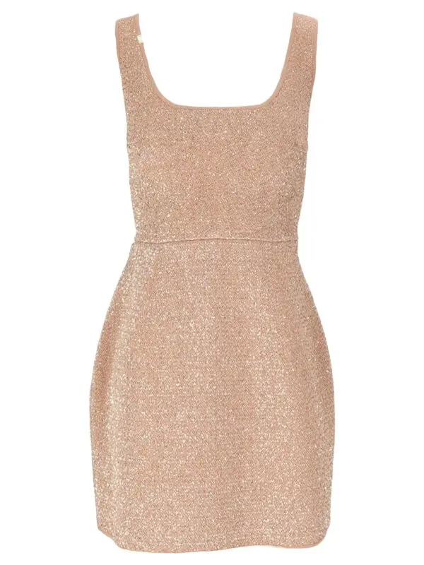 Elisabetta Franchi Sequin-embellished Sleeveless Mini Dress - No