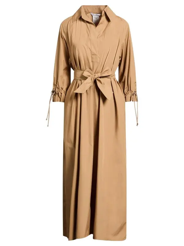 Max Mara Simple Solid-color Dress - Camel
