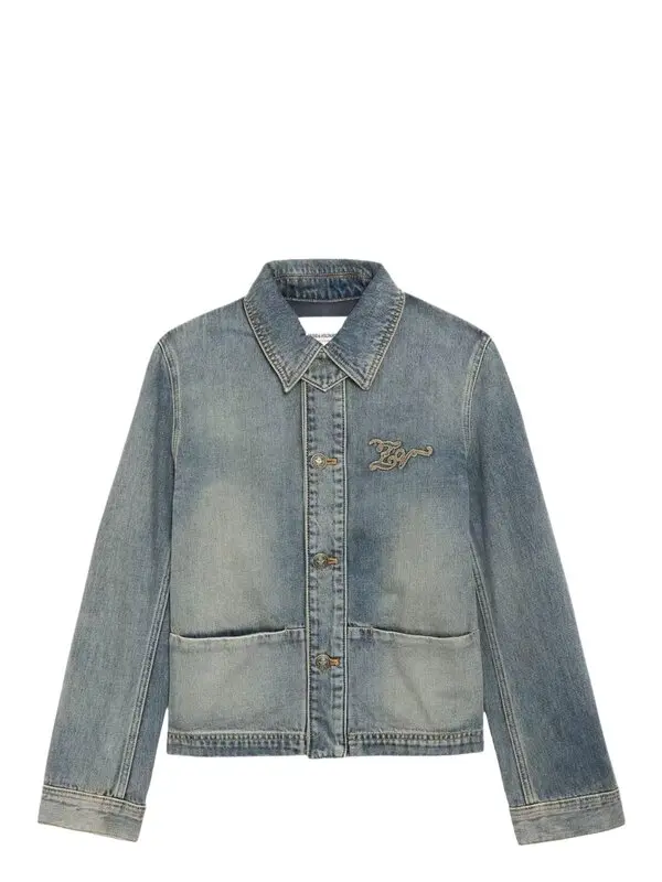 Zadig&Voltaire Lessa Denim Jacket - Medium Blue