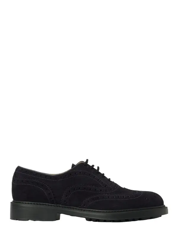 DOUCAL'S Visone Brogue Derby Shoes - Blue
