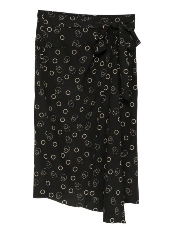 Isabel Marant Étoile Asymmetrical Skirt - Black