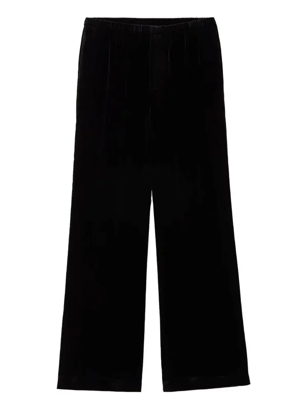 RÓHE Solid-color Casual Trousers - Black
