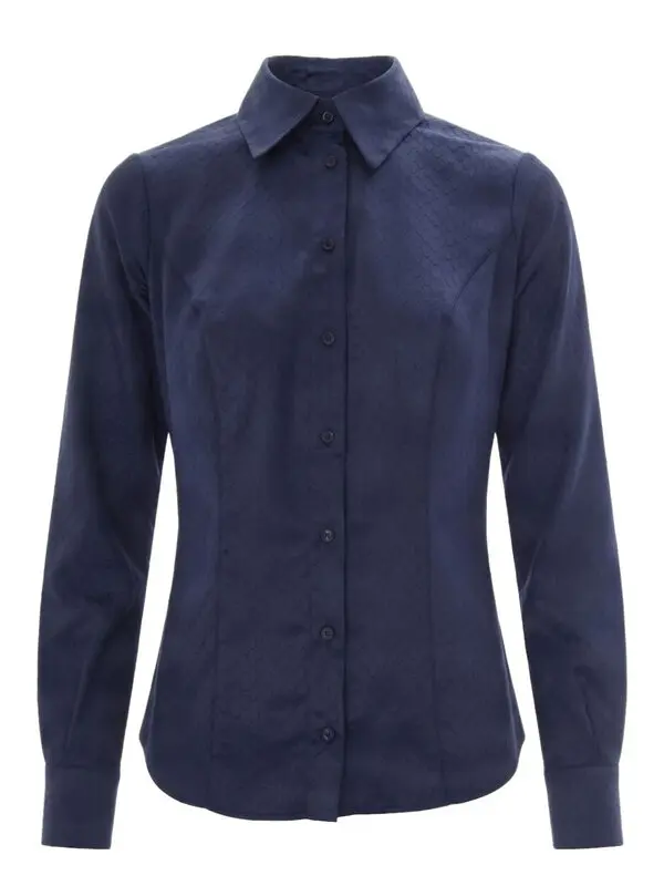 Elisabetta Franchi Long-sleeved Shirt - Blue