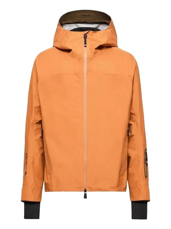 Moncler Hooded Ski Performance Jacket - Orange