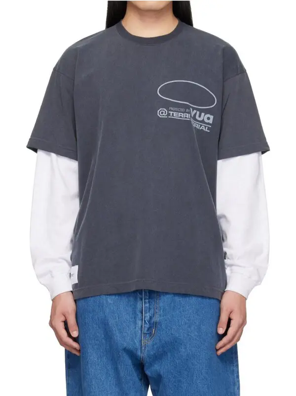 WTAPS Sldr Long-sleeve T-shirt - Grey