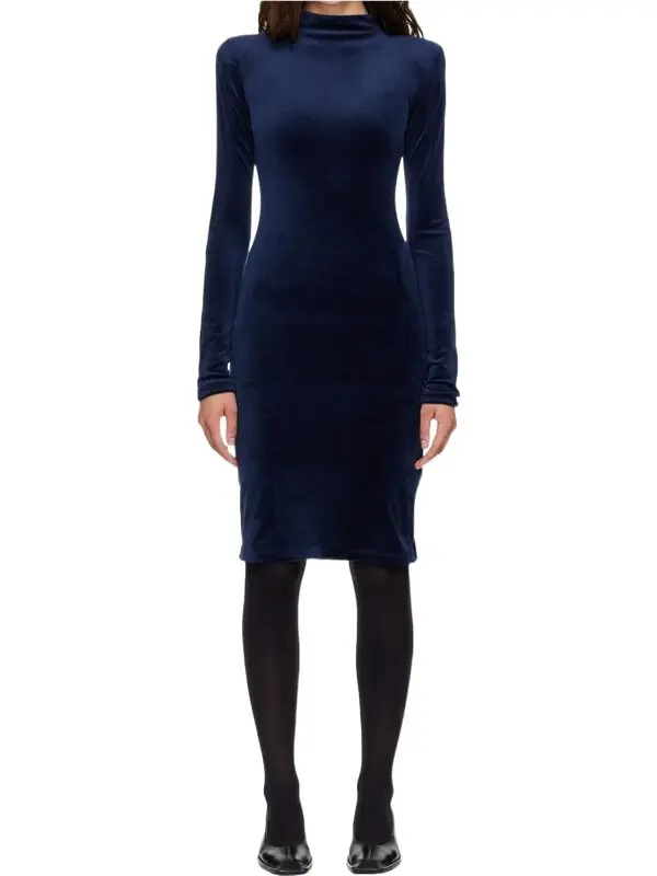 MAISON MARGIELA Turtleneck Dress - Black