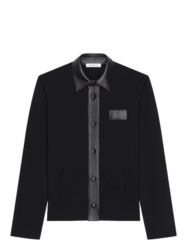 Givenchy Mixed Media Button-up Cardigan - Black