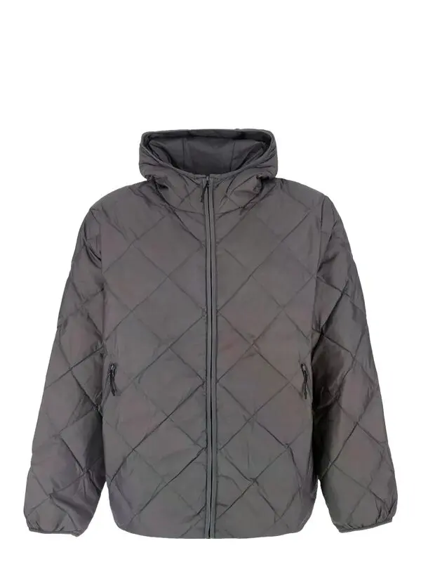 HIKING PATROL Quilted Hooded Jacket - Grey