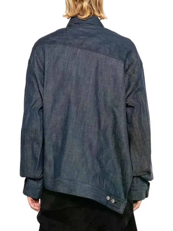 Comme Des Garçons Panelled Layered-effect Denim Jacket - Blue