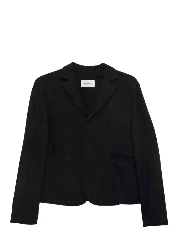 Kristensen Du Nord Notch-lapel Single-breasted Blazer - Grey
