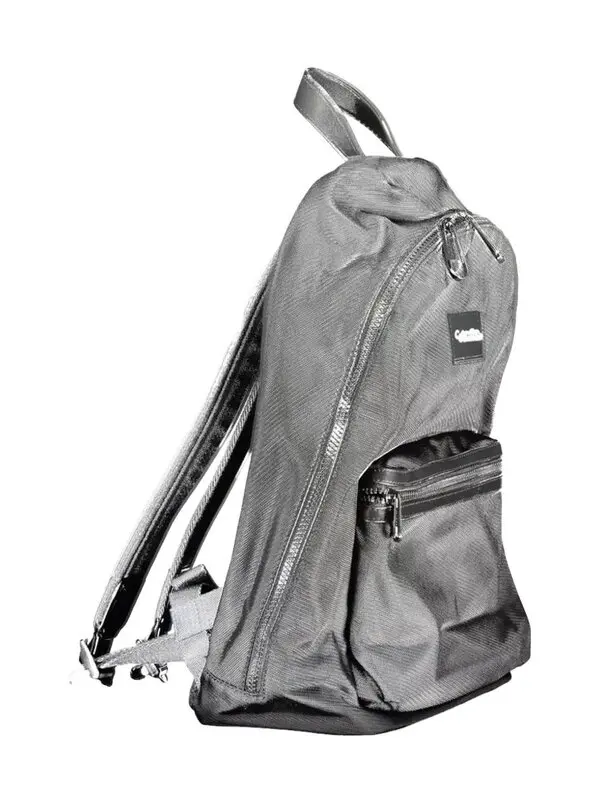 Calvin Klein Logo-patch Zip-around Backpack - Grey