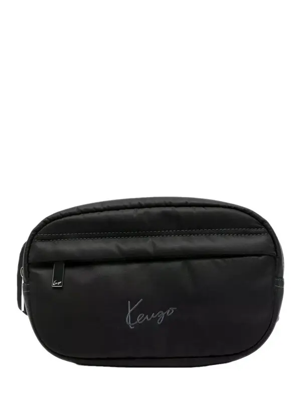 Kenzo Logo-embroidered Belt Bag - Black
