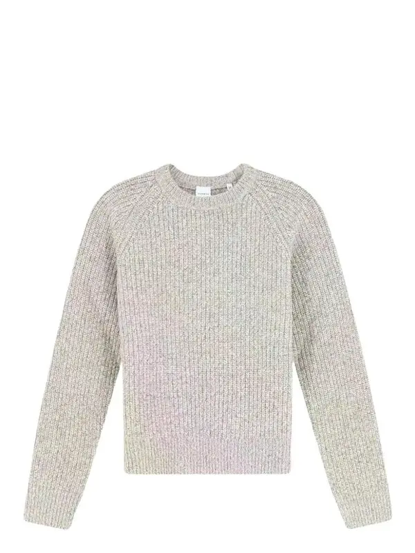 Aspesi Ribbed-knit Raglan-sleeve Sweater - Grey