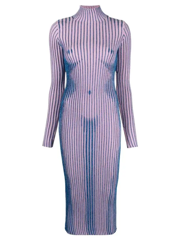 JEAN PAUL GAULTIER Print Dress - Pink