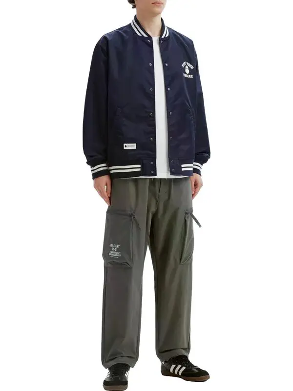 FINGERCROXX Zip-pocket Cargo Pants - Grey