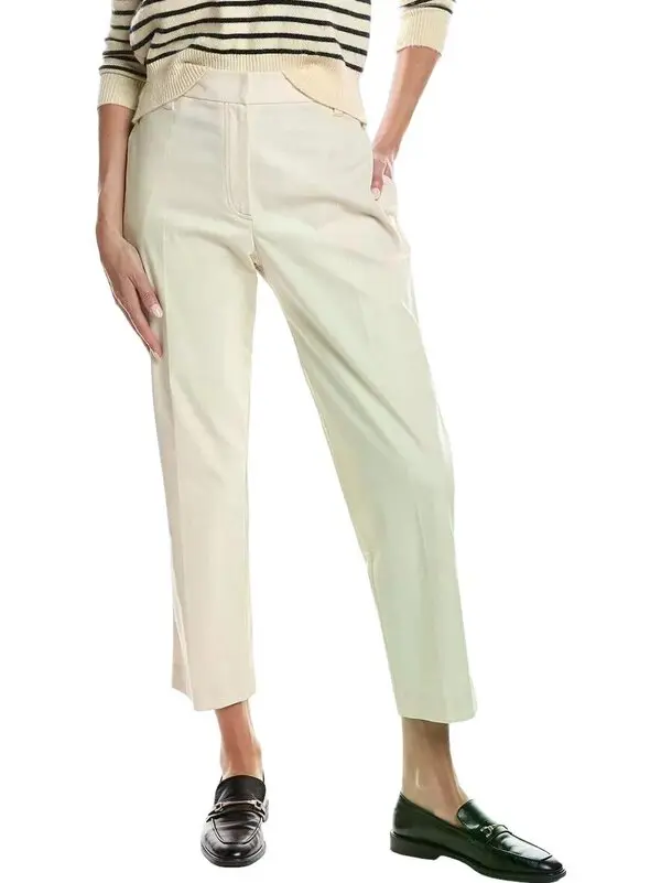 Brunello Cucinelli Straight-leg Cropped Trousers - Neutrals