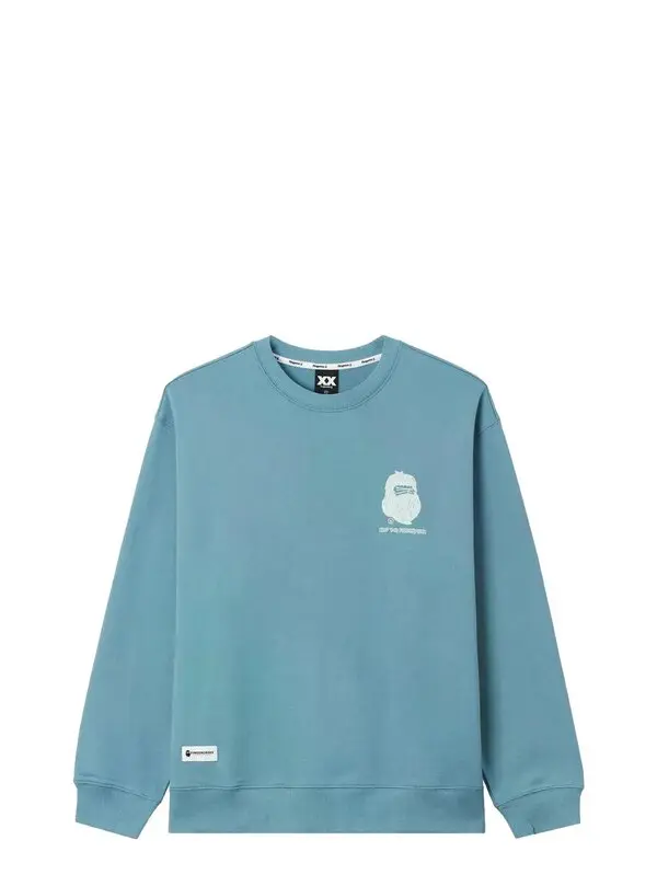 FINGERCROXX Graphic-print Sweatshirt - Blue
