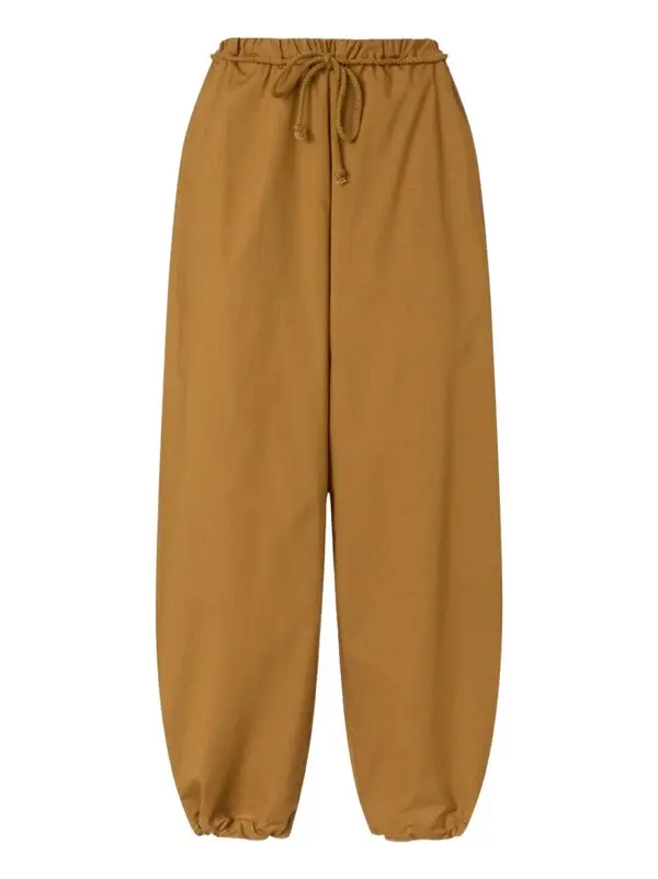 Pinko Drawstring Elastic-hem Joggers - Oranges