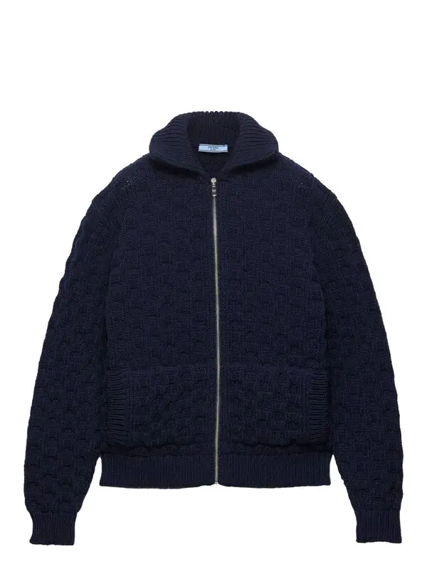 Prada Wool Cardigan - Navy