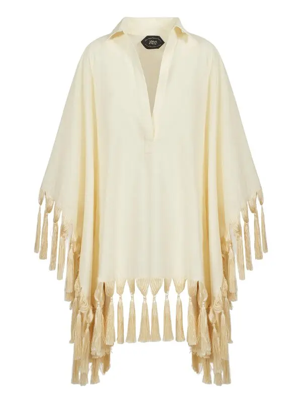 TALLER MARMO Aguas Blancas Kaftan - Ivory