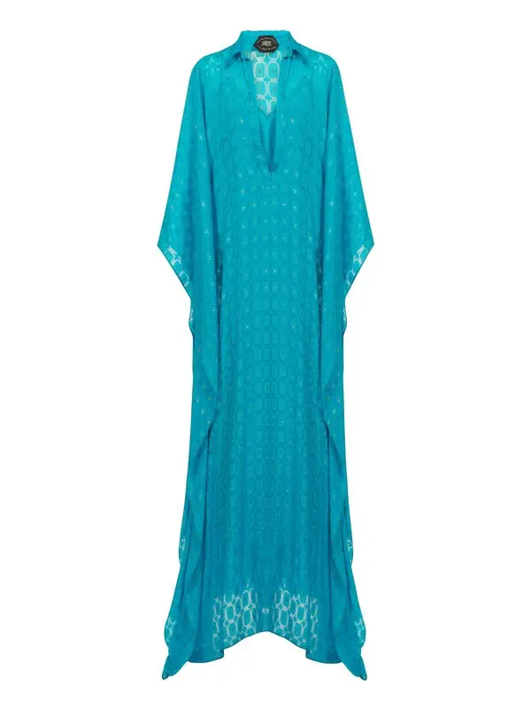TALLER MARMO Ses Illetes Kaftan - Turquoise