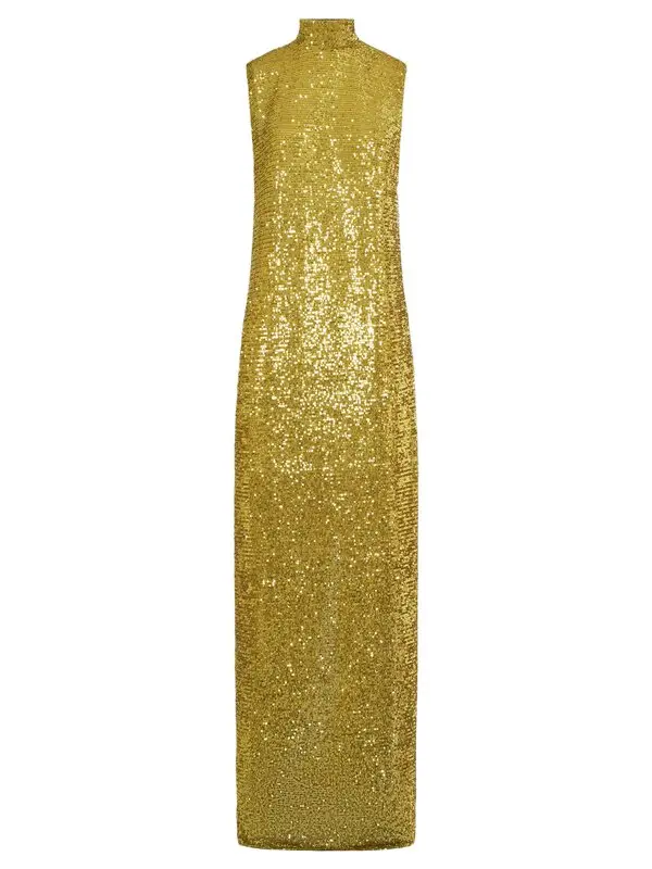 TALLER MARMO Miami Disco Dress - Chartreuse