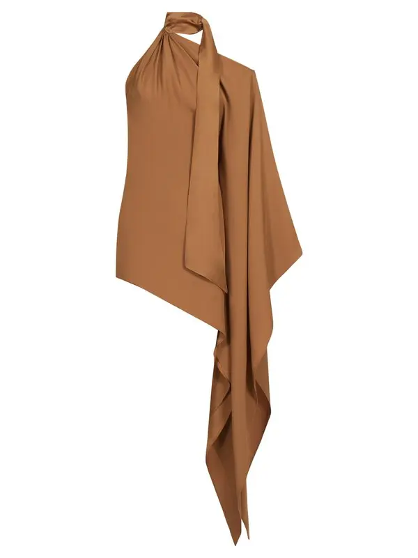 TALLER MARMO Mini Atlas Dress - Camel