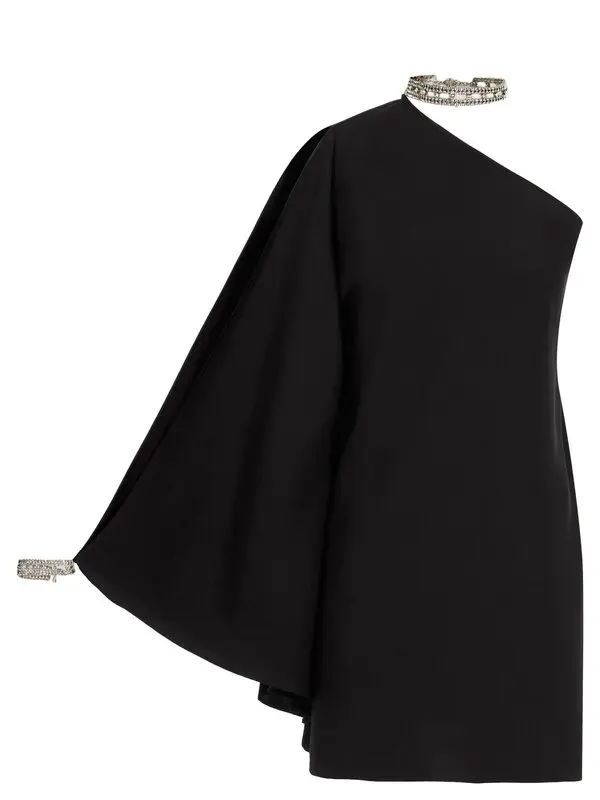 TALLER MARMO Mini Bolkan Crystal Dress - Black