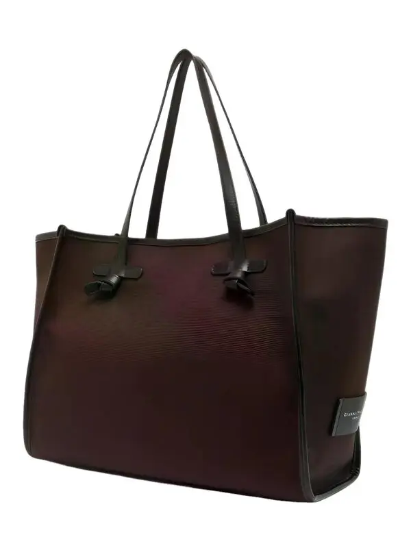 GIANNI CHIARINI Marcella Leather-trim Tote Bag - Brown