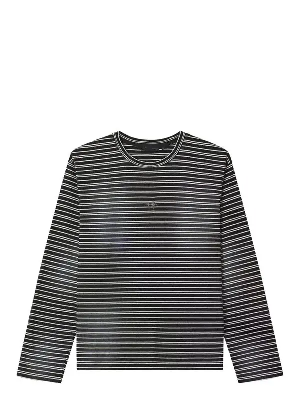 FIVE CM Striped Long-sleeve T-shirt - Black